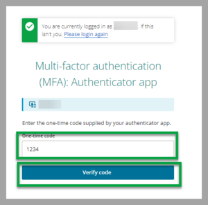 Set up another multi-factor authentication option | Landonline Guidance